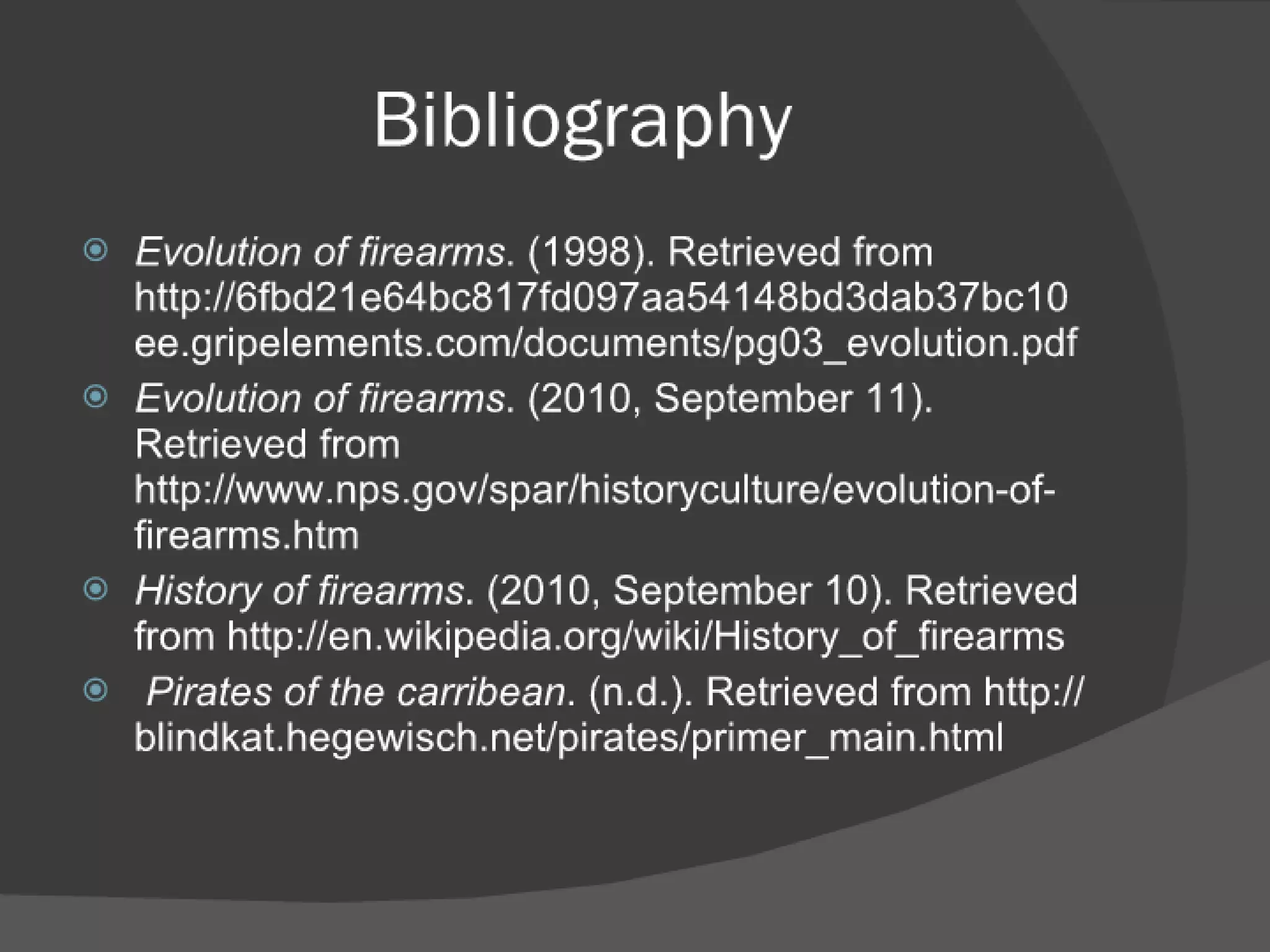 The evolution of firearms | PDF
