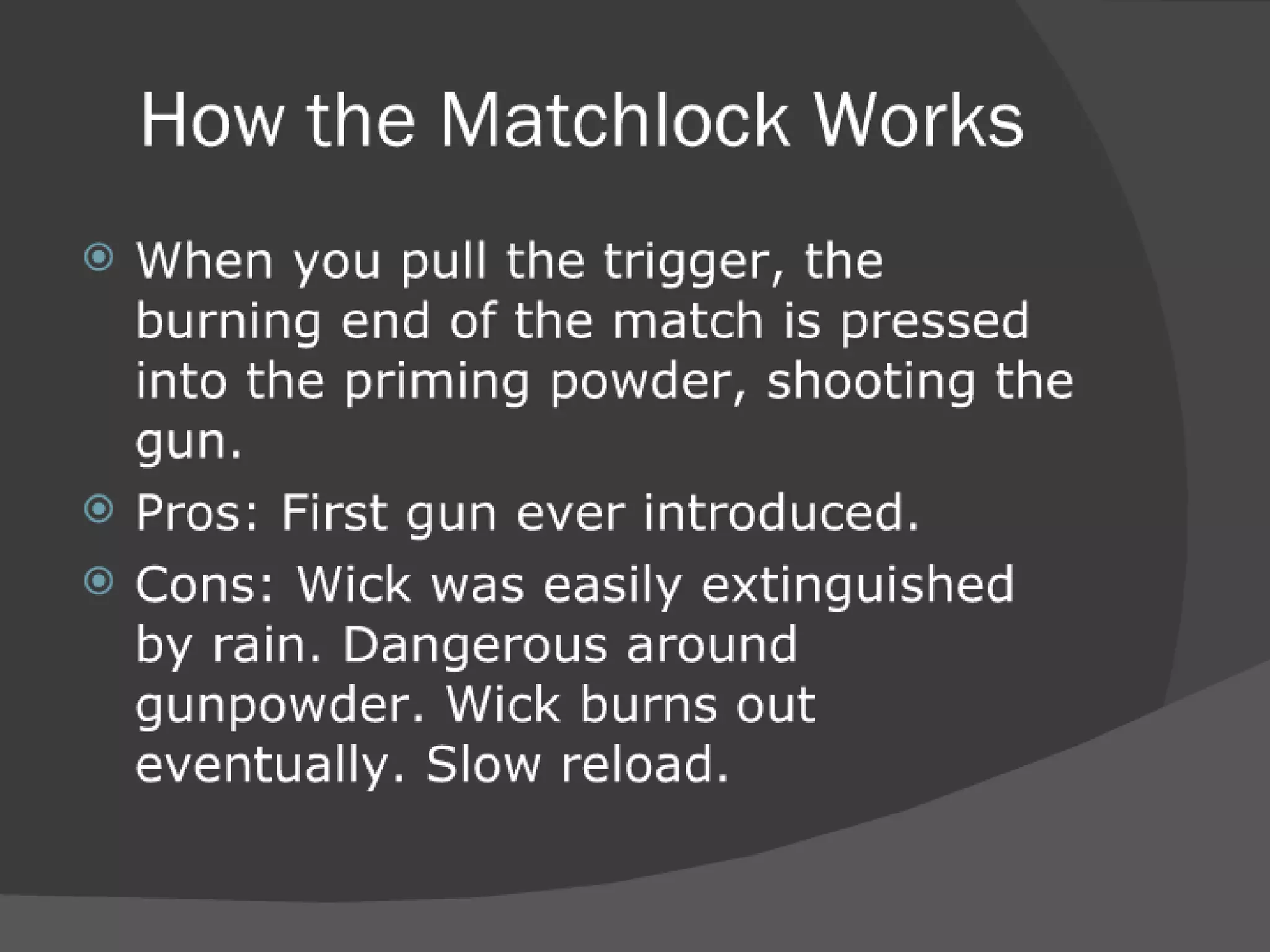 The evolution of firearms | PDF