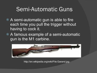 The evolution of firearms | PDF