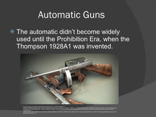 The evolution of firearms | PDF