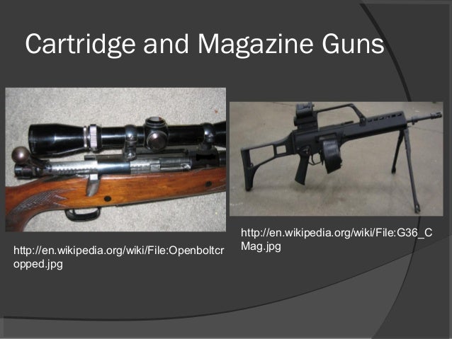 The evolution of firearms