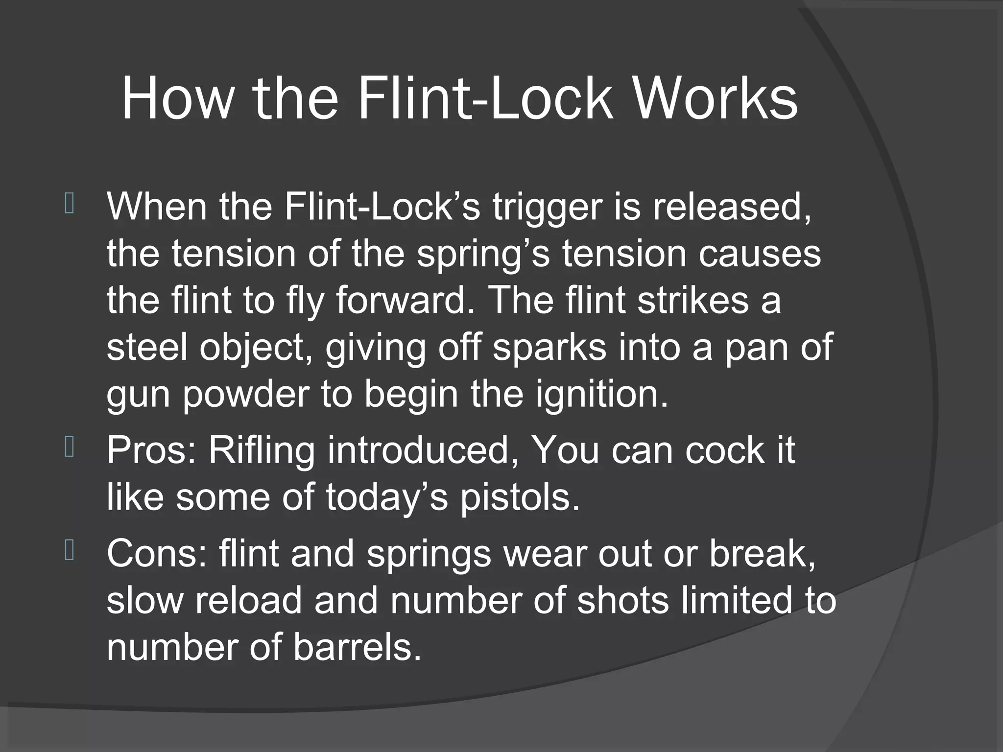 The evolution of firearms | PPT | Arms & Ammunition | Sensitive Topics