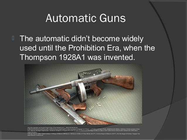 The evolution of firearms