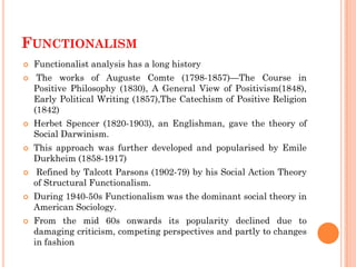 The Evolution of Functionalism,Positivism and Sociology | PDF | Science