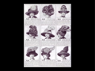 Research project 2012 Andrea Munjin The evolution of hats | PPT