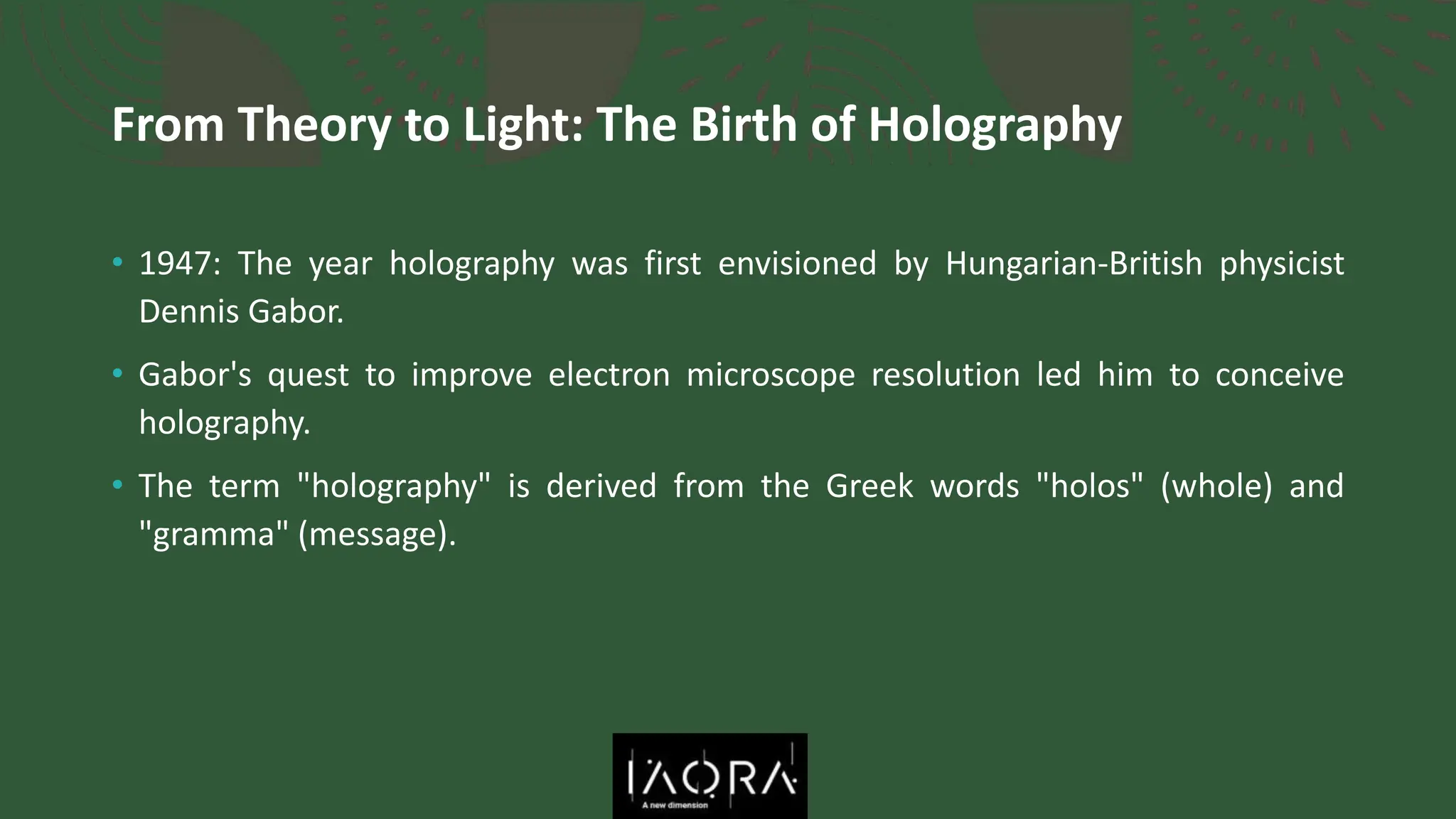 The Evolution of Hologram Technology: From Science Fiction to Reality | PPT