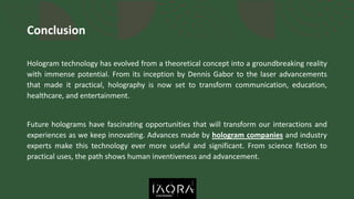 The Evolution of Hologram Technology: From Science Fiction to Reality ...