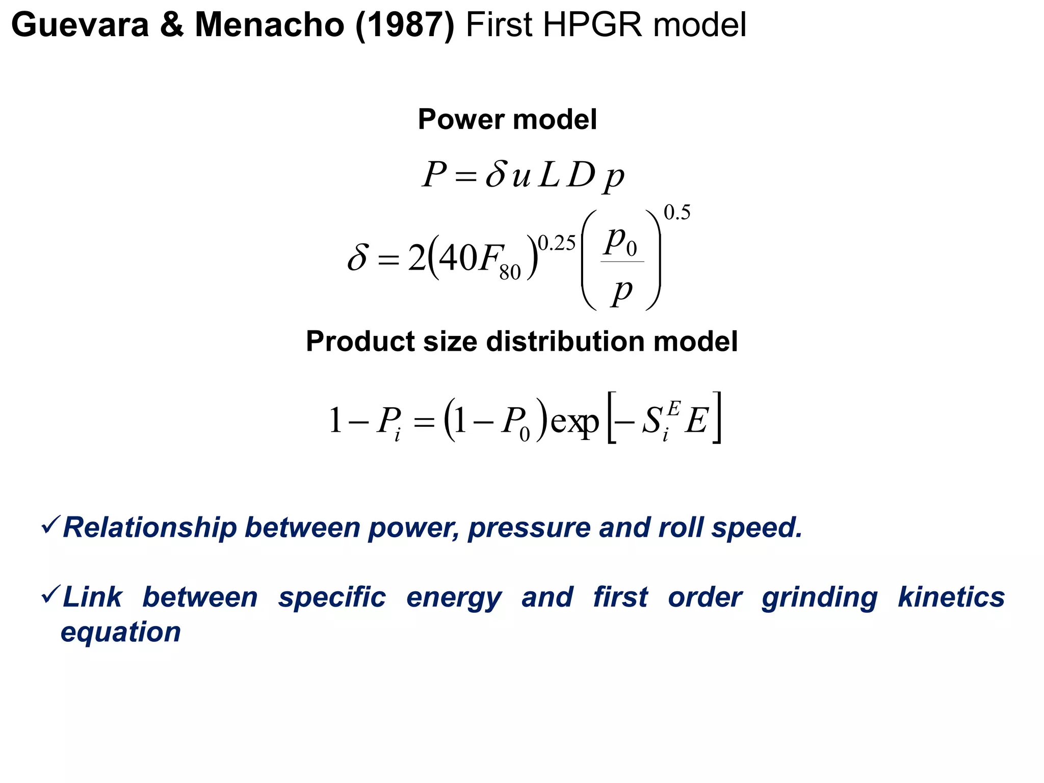 The evolution of hpgr modelling final | PPTX