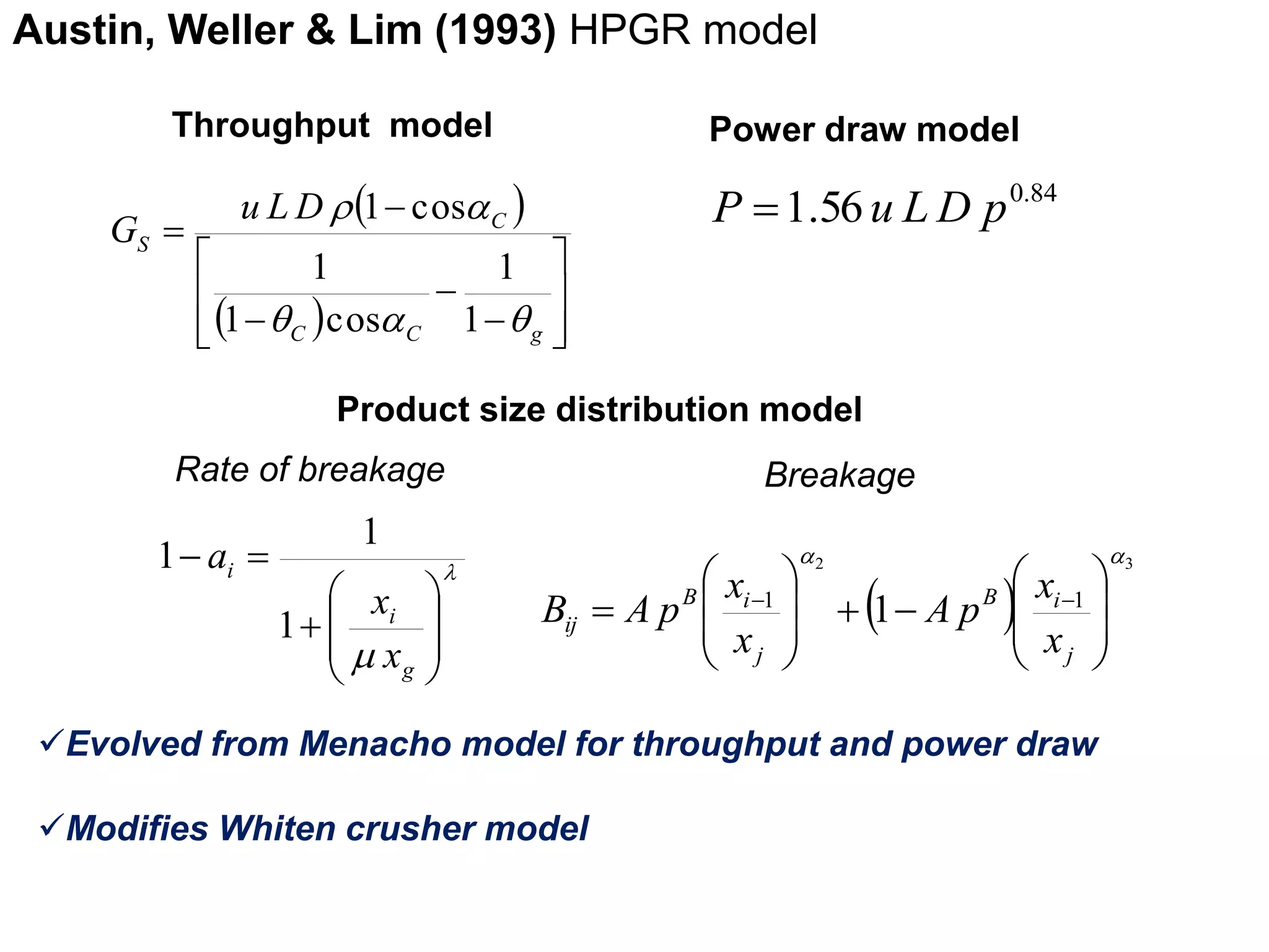 The evolution of hpgr modelling final | PPTX