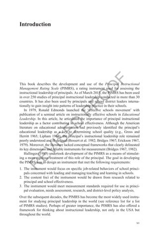 The evolution of instructional leadership | PDF