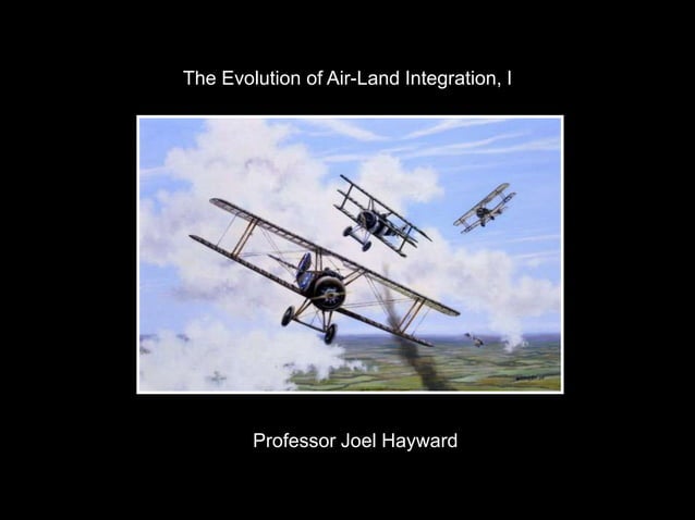 The Evolution of Integrated Air Power (air-land integration), 1, by ...