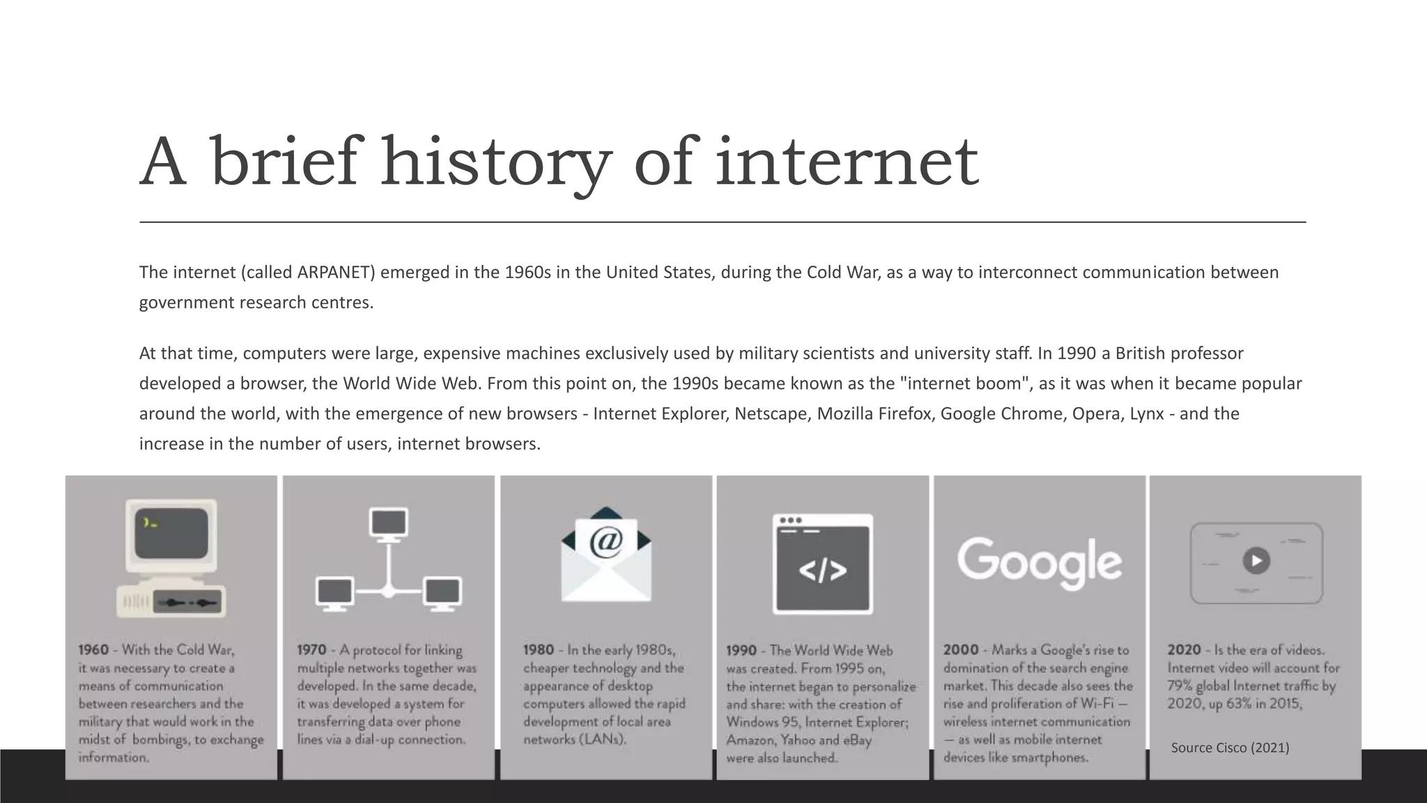 The evolution of internet | PPT