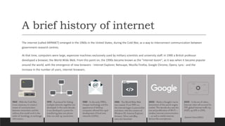 The evolution of internet | PPTX