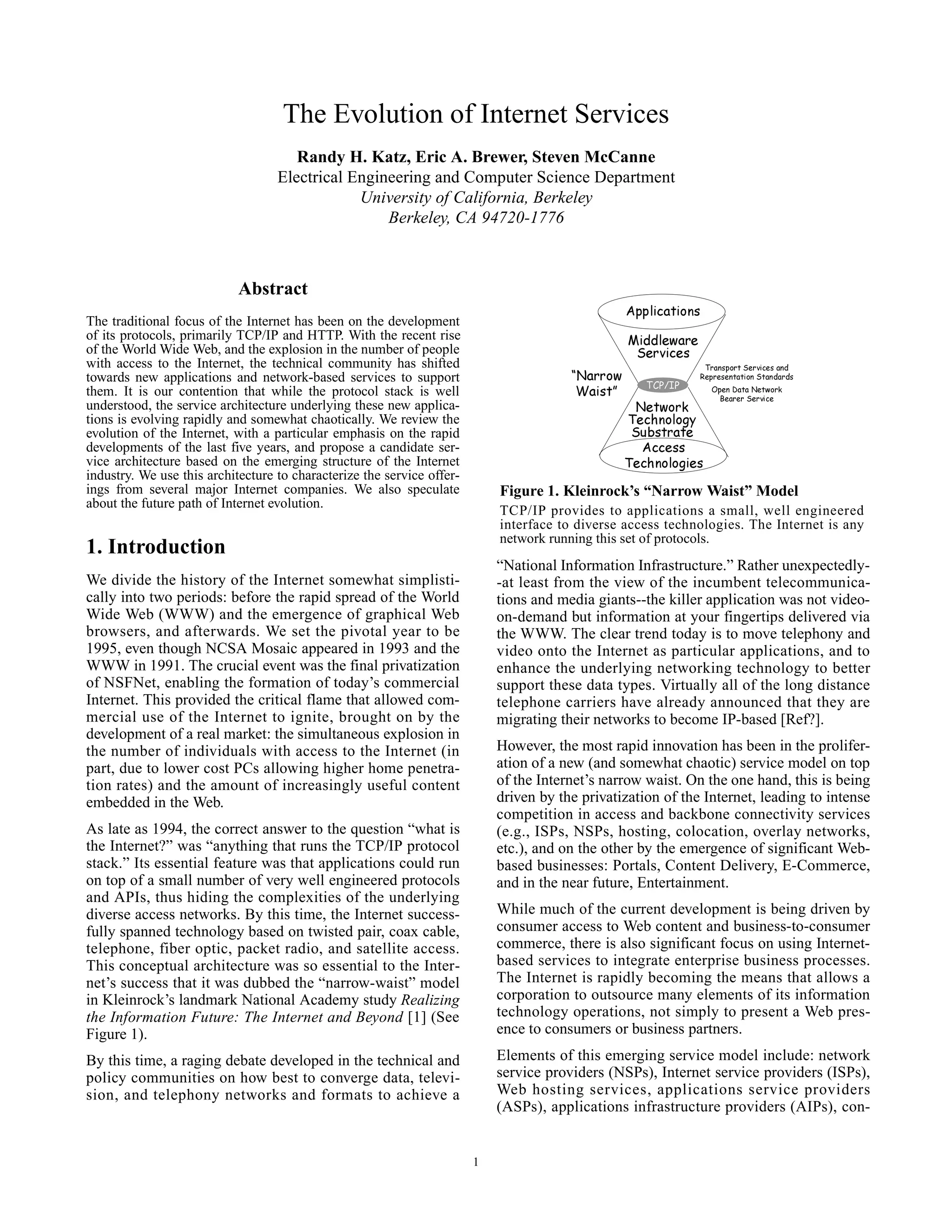 The evolution of_internet_services | PDF