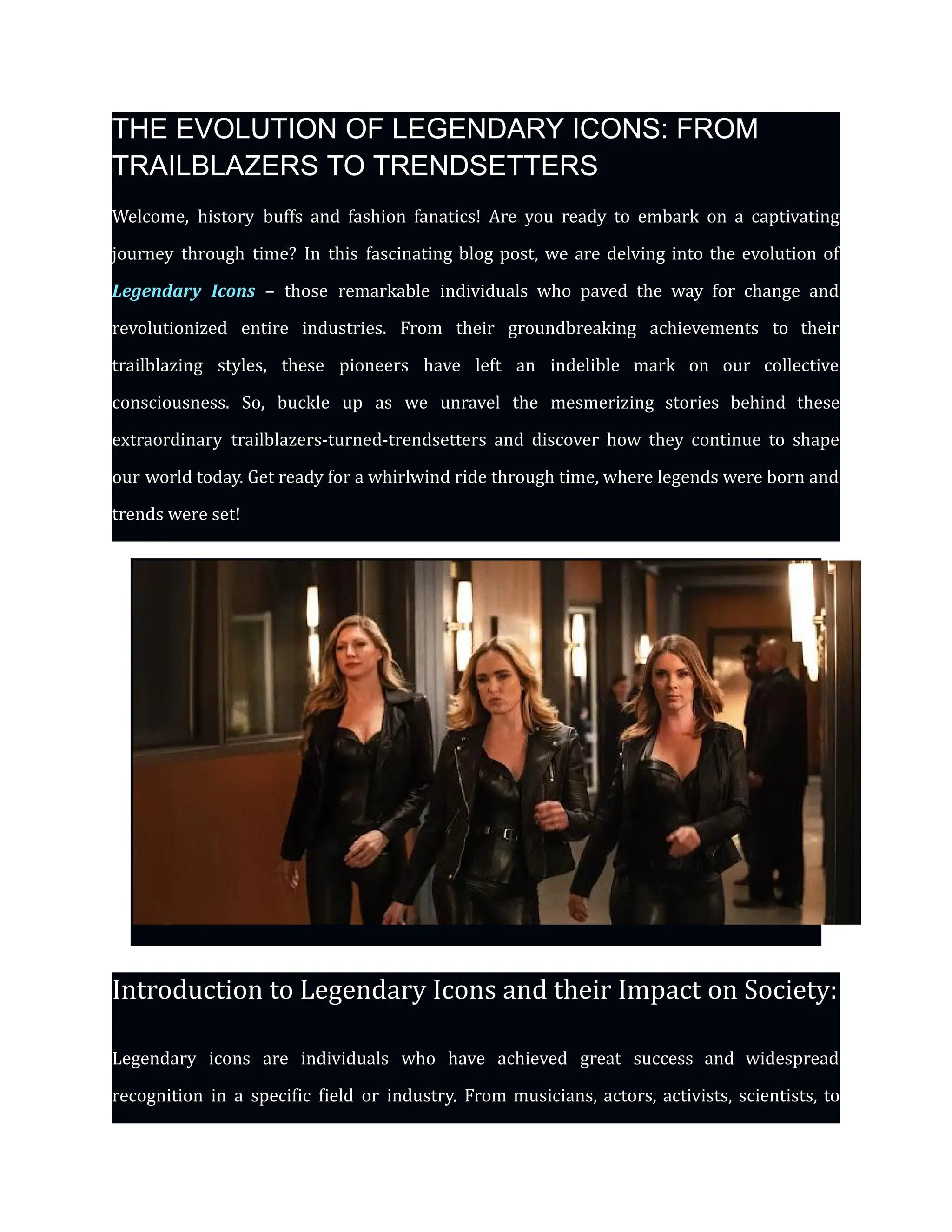 THE EVOLUTION OF LEGENDARY ICONS FROM TRAILBLAZERS TO TRENDSETTERS.pdf