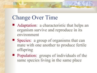 The evolution of living things | PPT