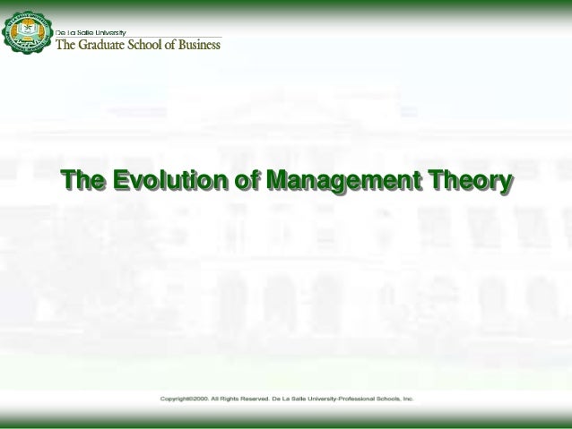 The_Evolution_of_Management_Theory_9_18_06_upload.ppt | Business ...