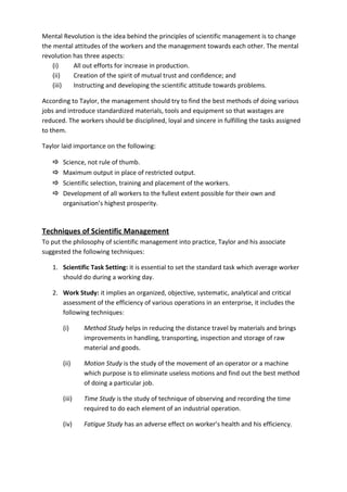 Evolution of Management Thoughts | PDF