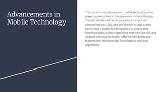 The Evolution of Mobile Apps and the Role of Technology | PDF