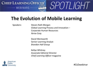 The Evolution of Mobile Learning | PPT