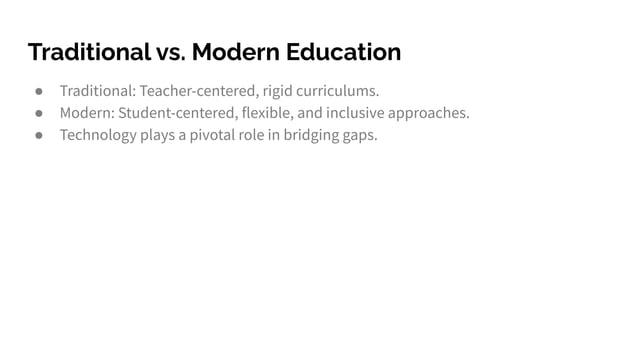 The Evolution of Modern Education Systems. | PPT