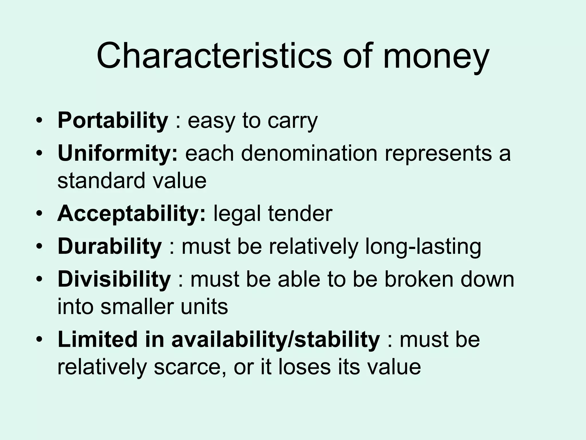 The Evolution of Money.ppt