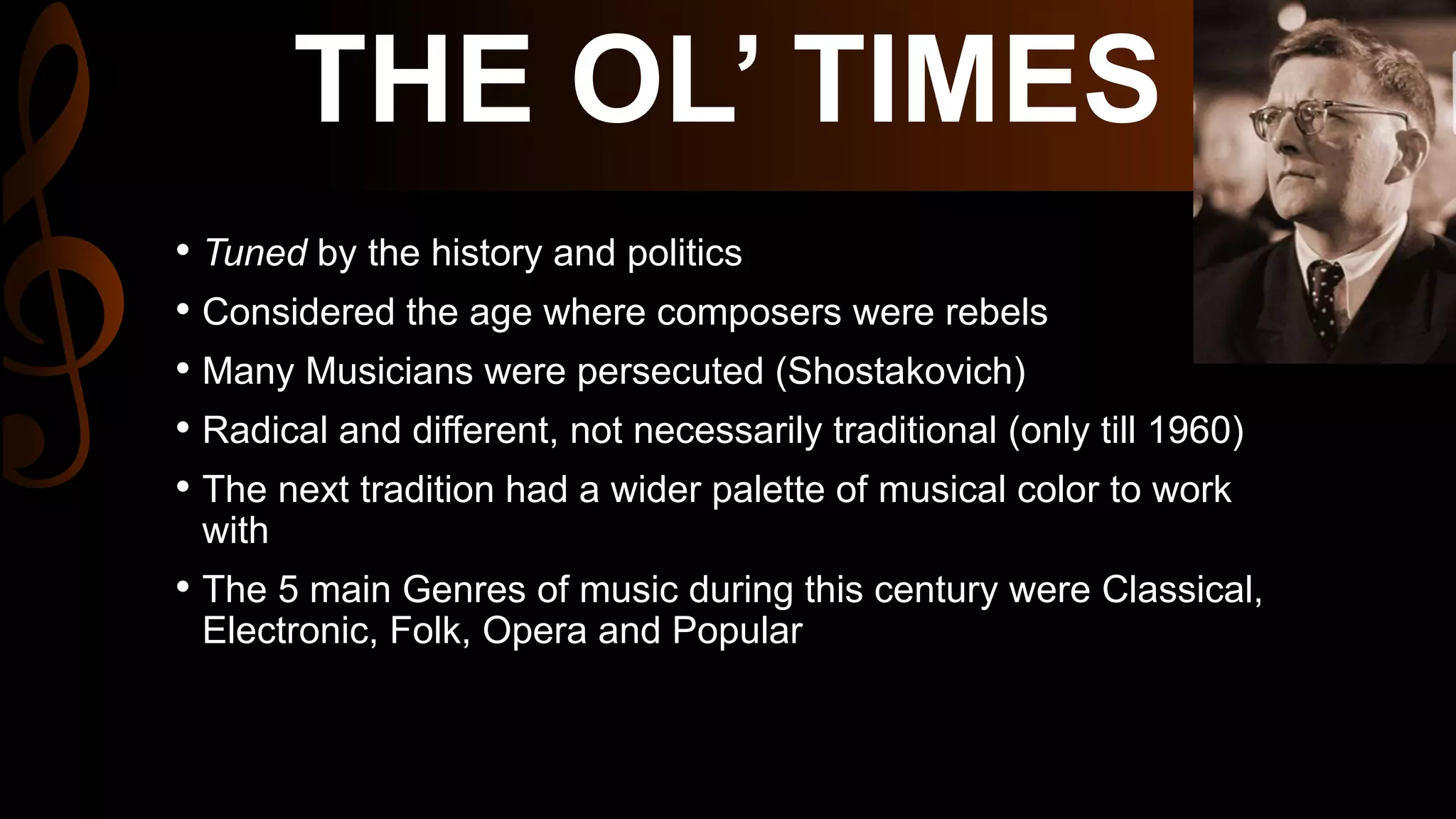 The Evolution of Music | PPTX