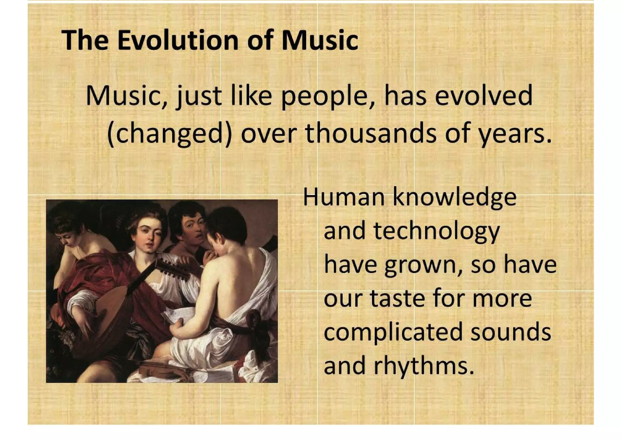The Evolution Of Music | PDF