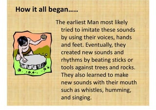 The Evolution Of Music | PDF | Music | Entertainment