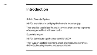 The Evolution of Non-Banking Financial Companies (NBFCs) in India ...