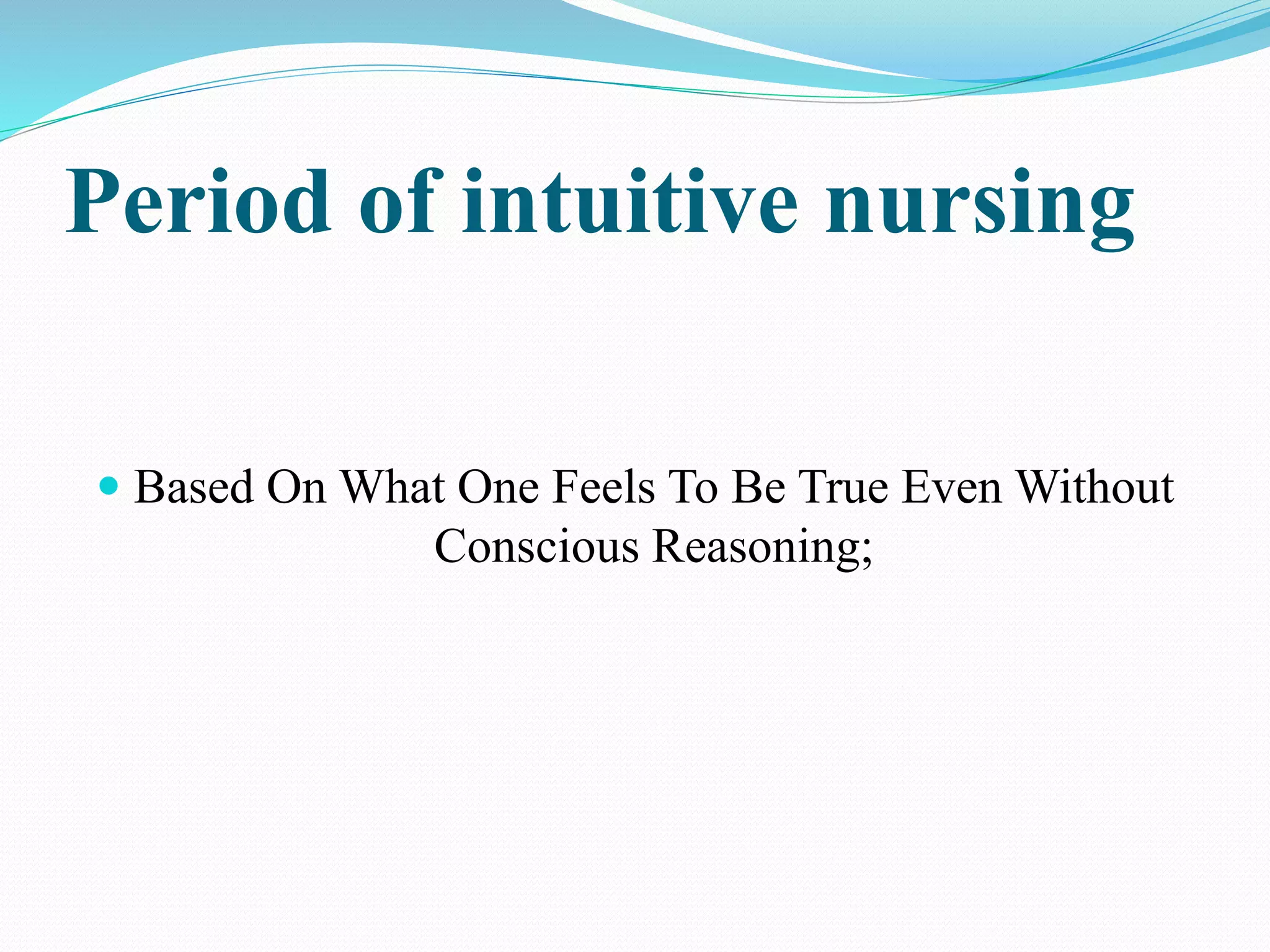The evolution of nursing | PPTX
