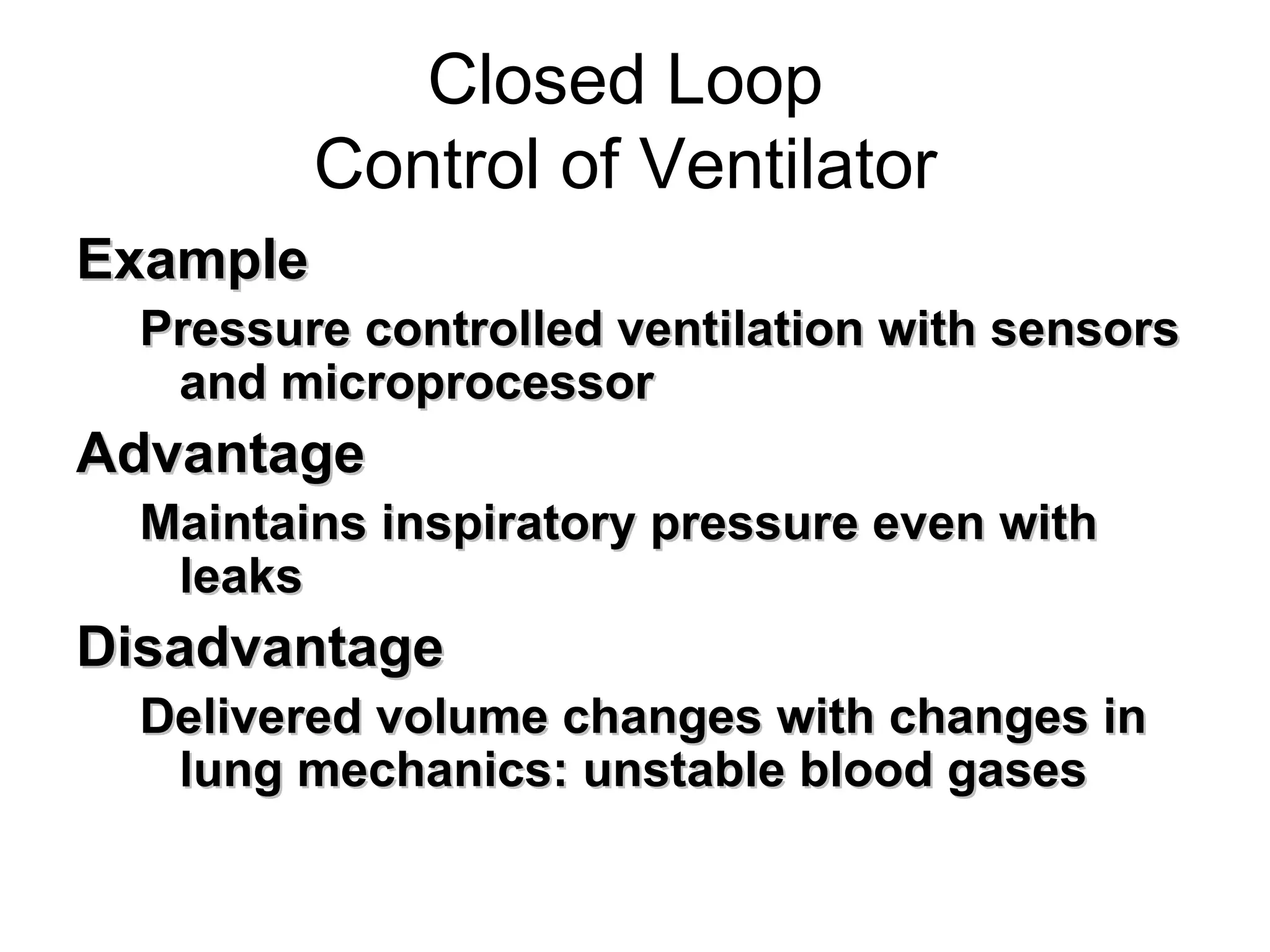 The evolution of pediatric mechanical ventilators | PPT