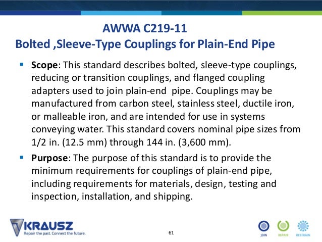 The evolution of pipe couplings - repair market