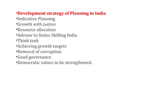 The Evolution of Planning in India | PPT