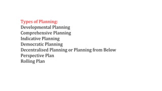 The Evolution of Planning in India | PPT