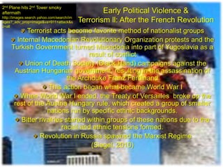The Evolution Of Politicical Violence And Terrorism | PPTX