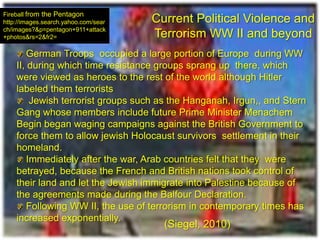 The Evolution Of Politicical Violence And Terrorism | PPTX