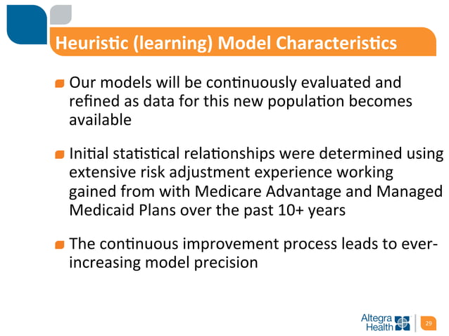 The Evolution of Predictive Analytics in Maaged Care | PPT