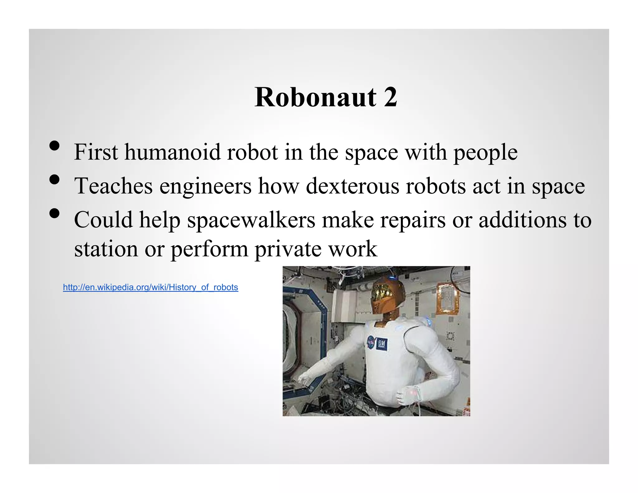 The evolution of robots | PDF