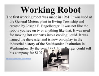The evolution of robots | PDF