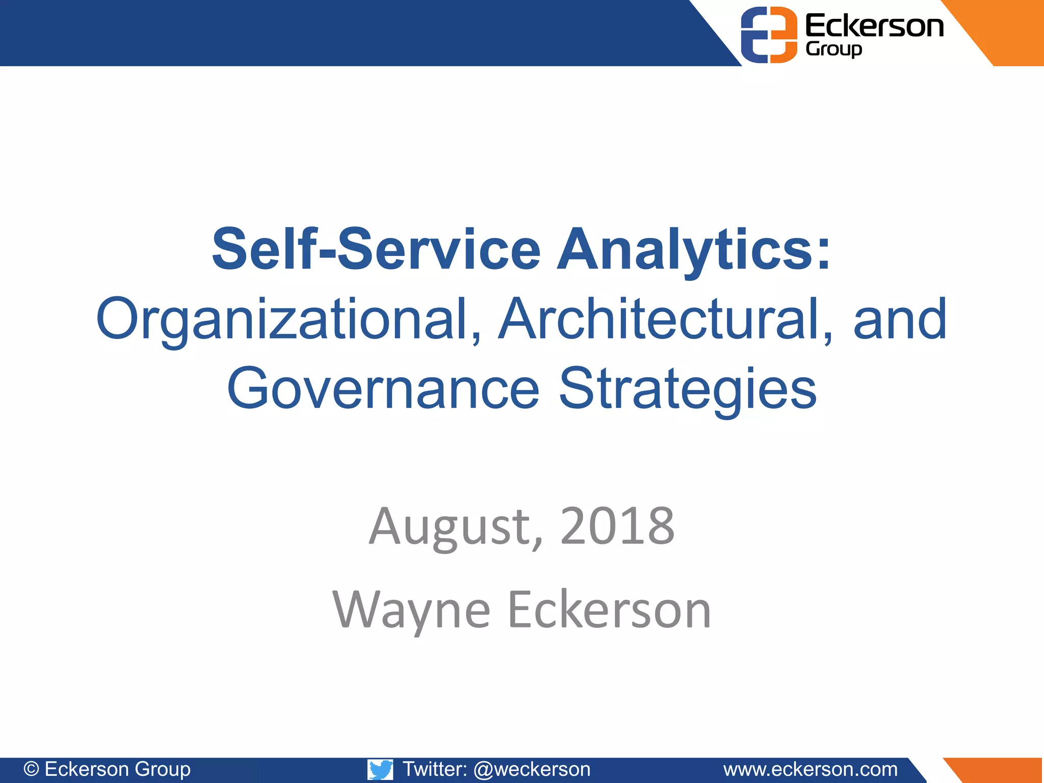 The Evolution of Self-Service Analytics | PPTX