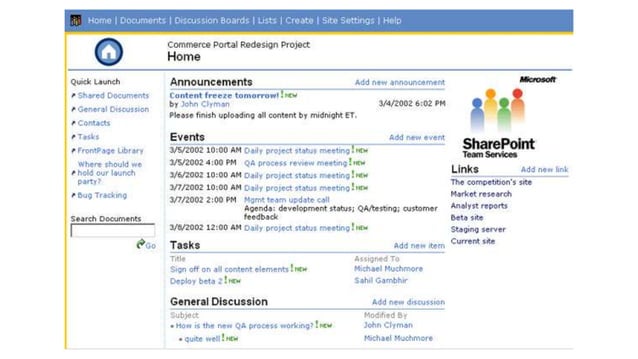 The Evolution of SharePoint | PPT