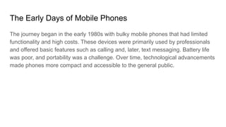 The Evolution of Smartphones and Their Impact on Daily Life | PDF