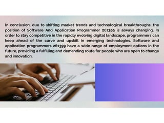 The Evolution of Software And Application Programmer 261399 A Glimpse ...