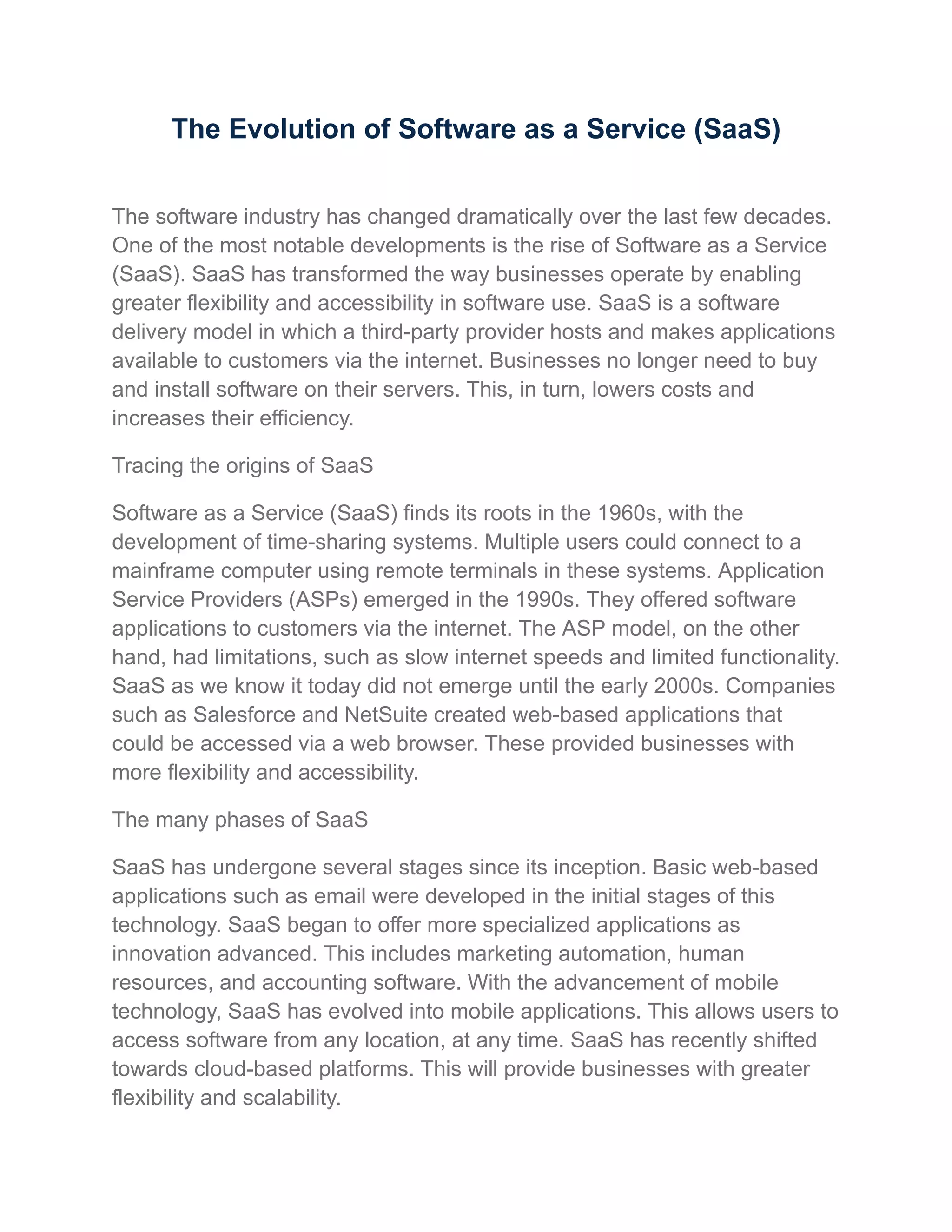 The Evolution of Software as a Service (SaaS) (1).pdf