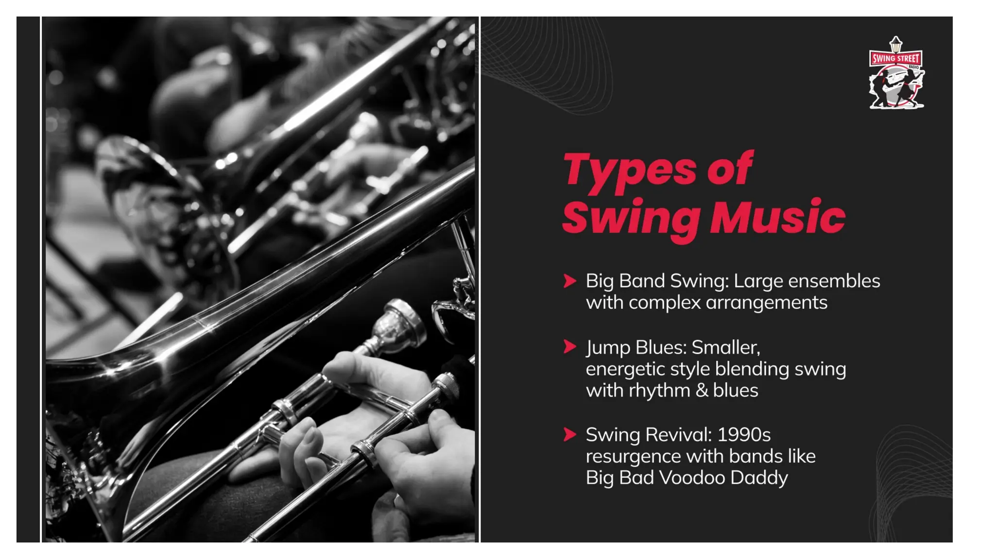 The Evolution of Swing: From Dance Halls to Modern Revival.pptx | Jazz ...
