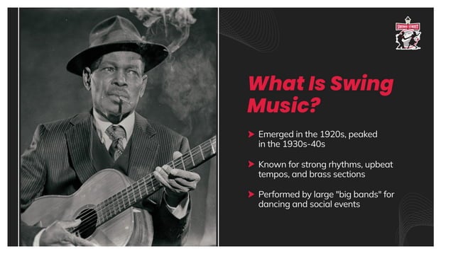 The Evolution of Swing: From Dance Halls to Modern Revival.pptx | Jazz ...