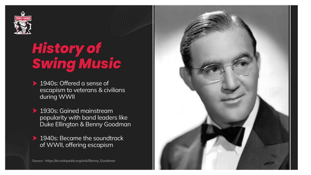 The Evolution of Swing: From Dance Halls to Modern Revival.pptx | Jazz ...