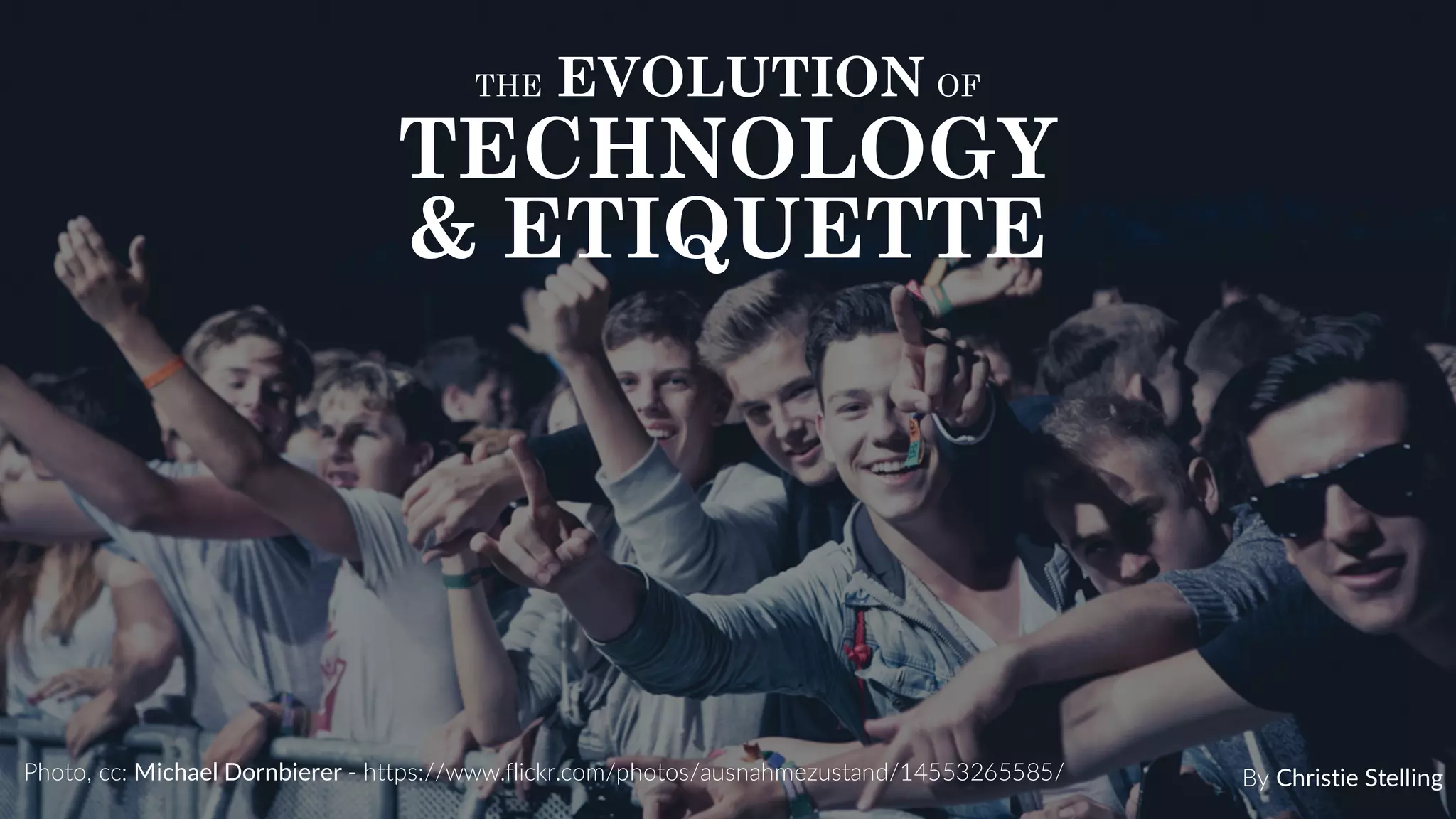 The Evolution of Technology & Etiquette | PDF | Smartphones | Consumer Electronics
