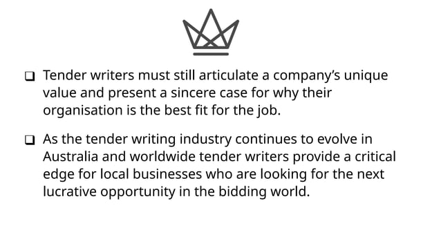 The Evolution of Tender Writing: From Traditional Bids to Digital ...